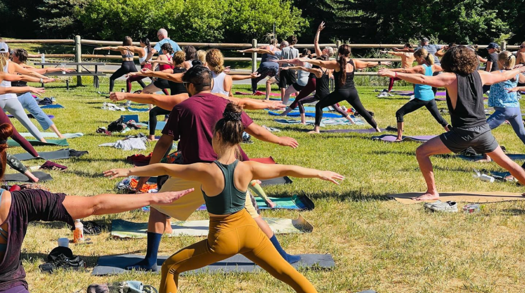 Yoga on the Lawn helps raise money for a good cause - TownLift, Park ...