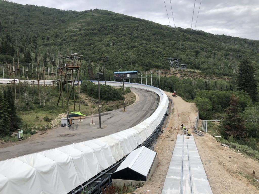 New bobsled/skeleton push track opens at the Utah Olympic Park ...