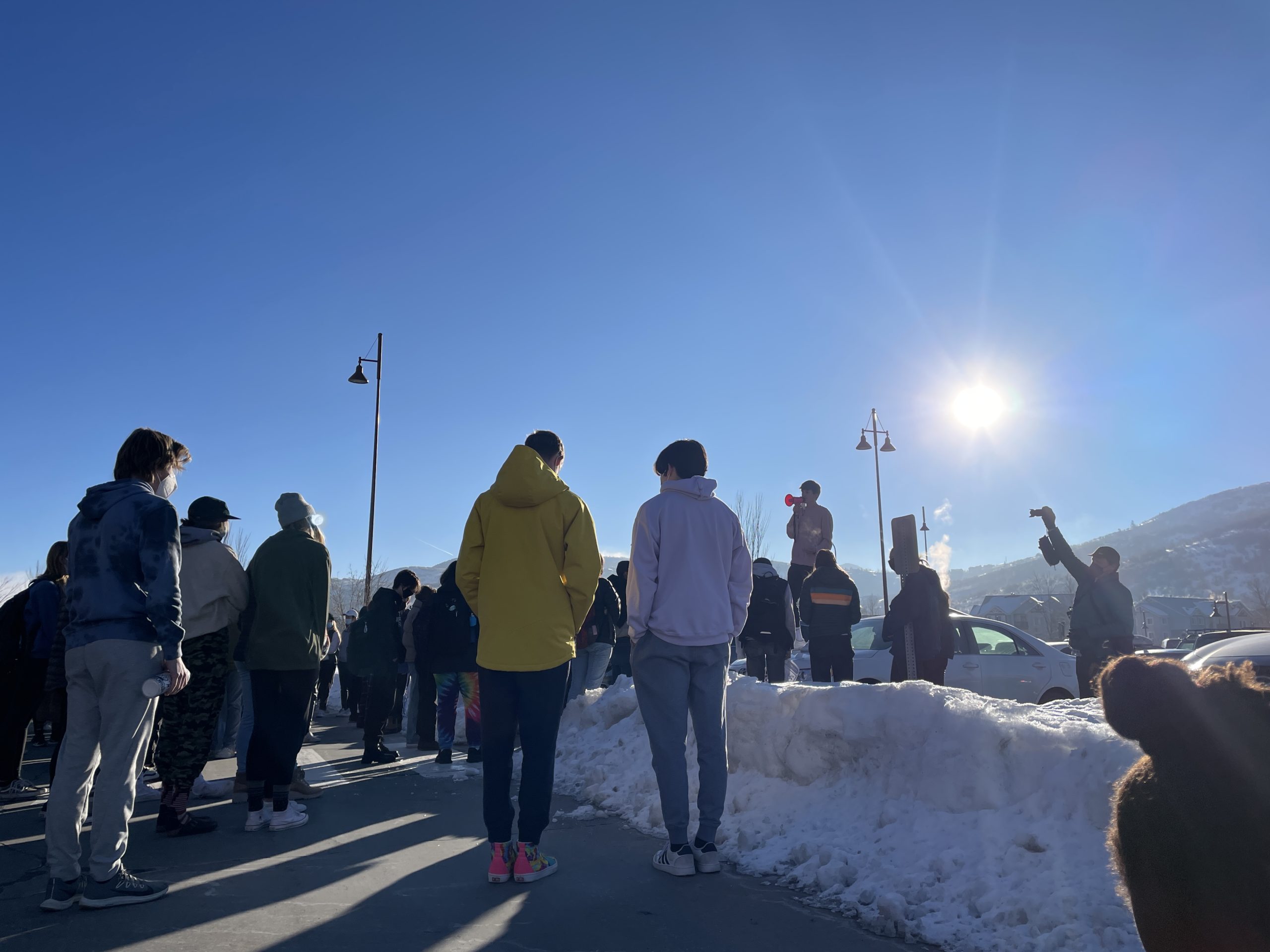 PCHS students walk out to protest state mask legislation - TownLift ...