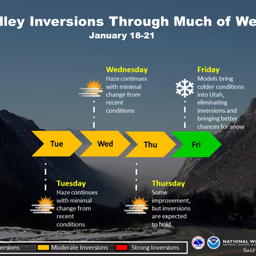 Salt Lake City currently has the worst air quality in the U.S ...
