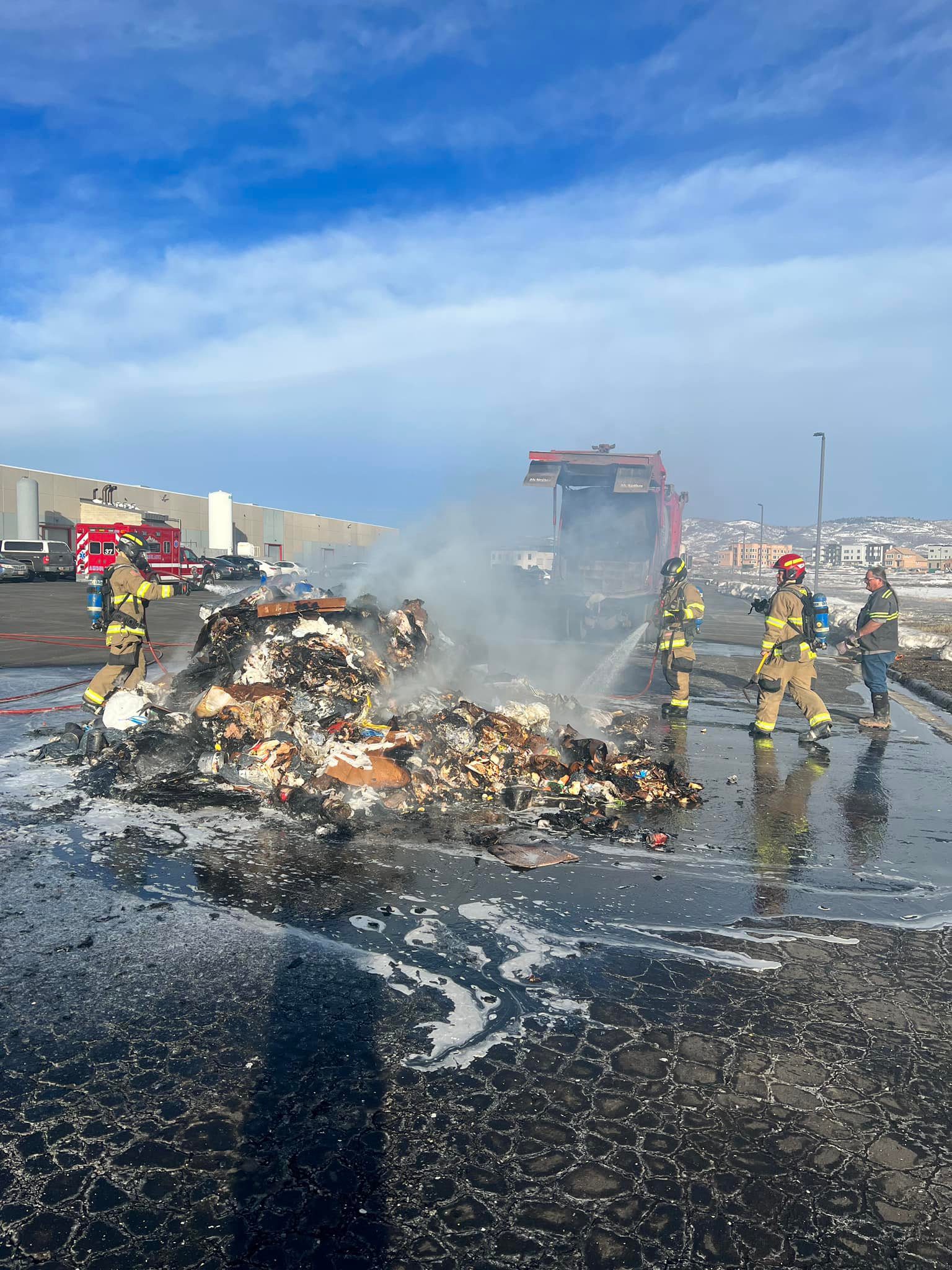 Heaping pile of hot garbage extinguished by Park City Fire - TownLift ...