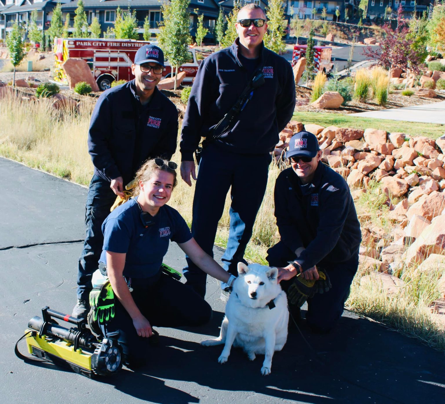 PCFD saves dog named Lola from drainage culvert - TownLift, Park City News