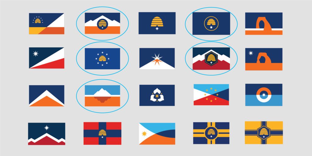Utah Flag Task Force announce 5 final flag designs, holding public ...