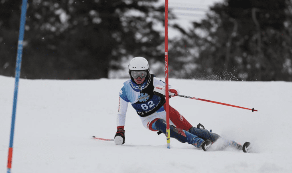 Masters alpine racers skiing for PCSS at the UOP - TownLift, Park City News