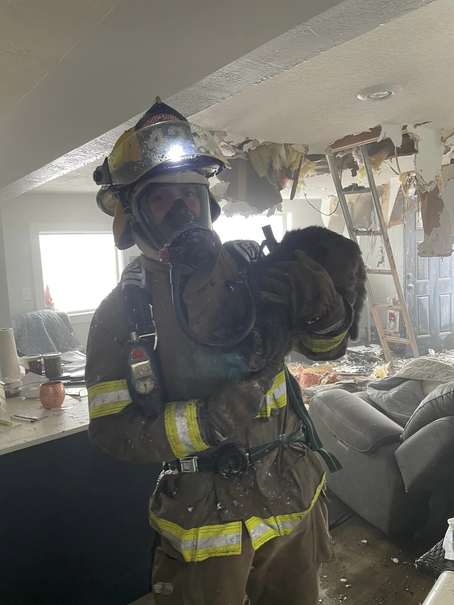 South Summit Fire rescues pet cat trapped in house fire - TownLift ...
