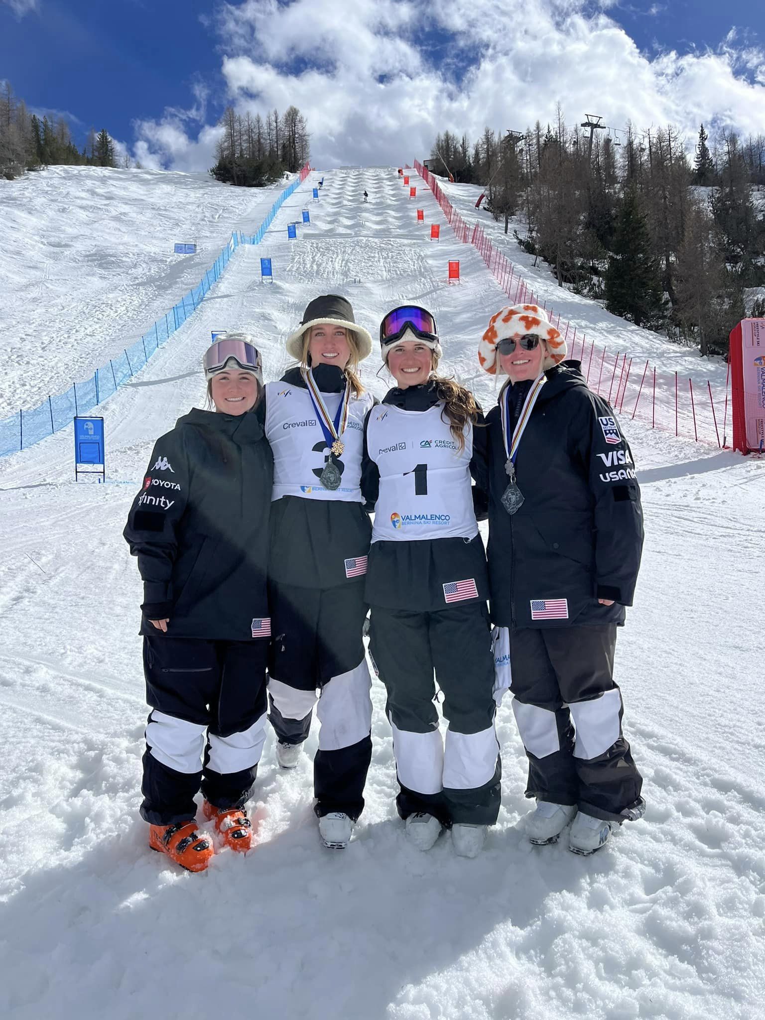 Park City sweeps podium plus one at women's moguls Jr. Worlds in Italy - TownLift, Park City News