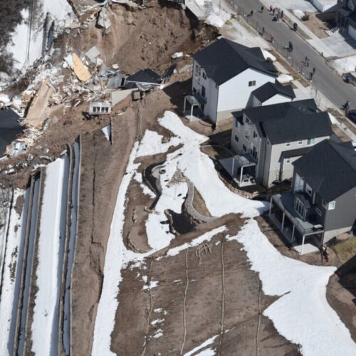 SNAPPED: Drone shots show the destruction caused by the April 22 ...