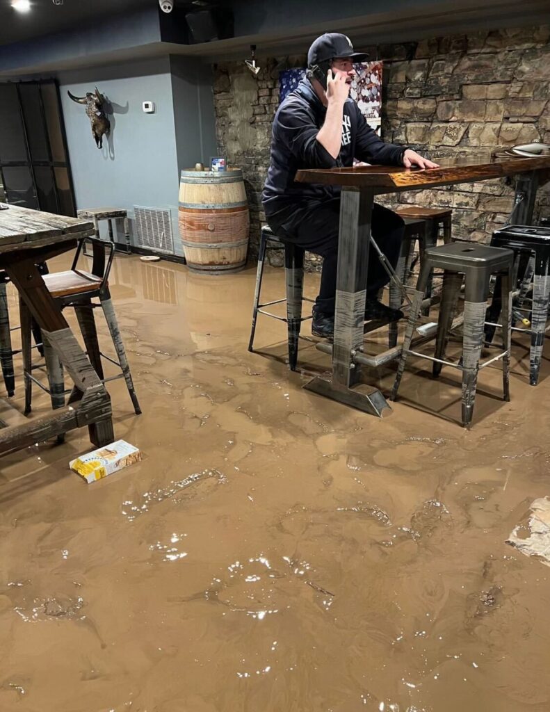 Burst pipe floods Old Town Cellars - TownLift, Park City News