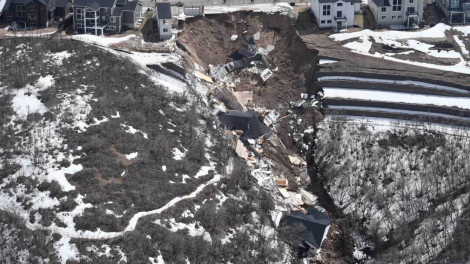 SNAPPED: Drone shots show the destruction caused by the April 22 ...