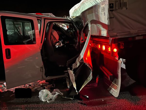 Van rear-ends semi, extrication needed - TownLift, Park City News