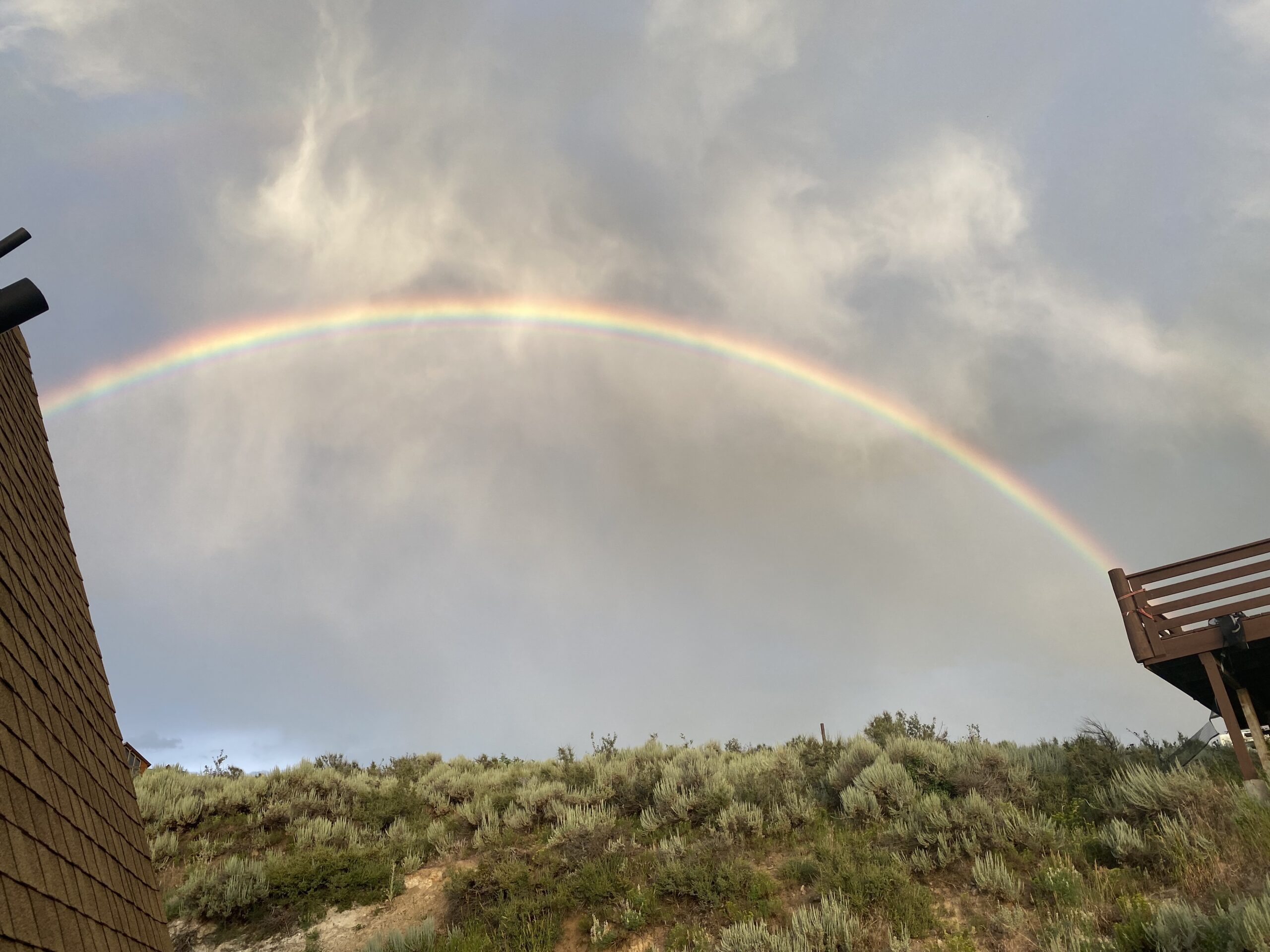 SNAPPED: Back to back (yard) rainbows - TownLift, Park City News