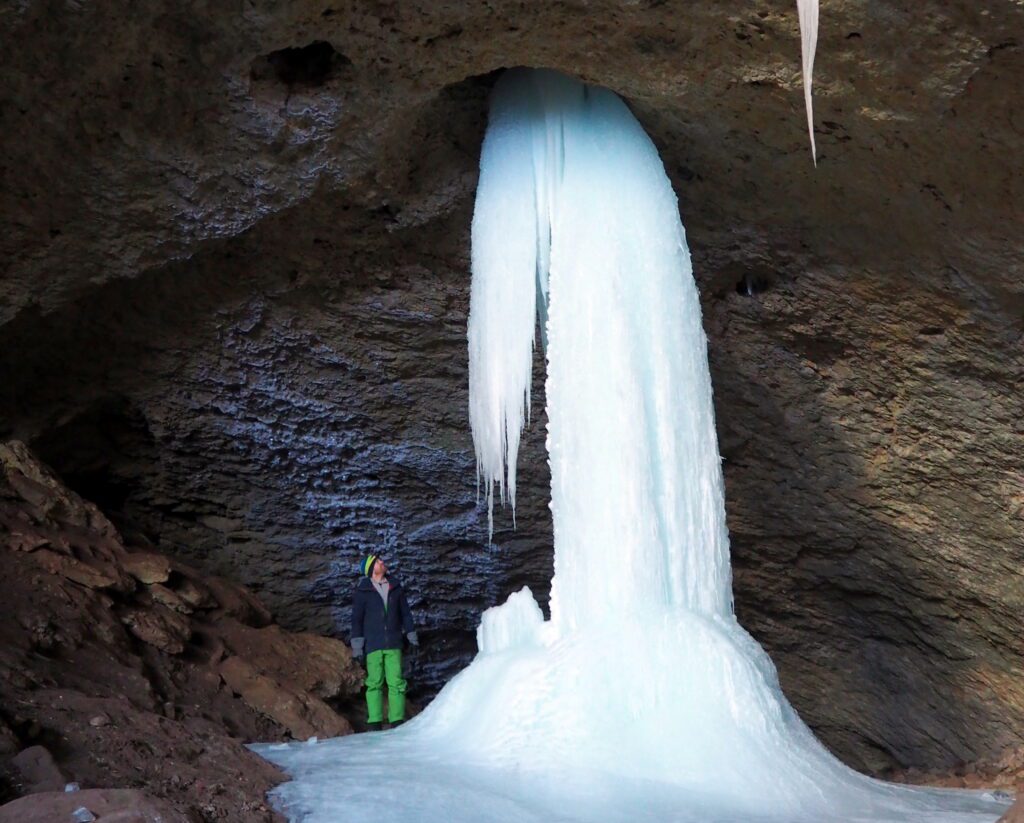 Nature's frozen ice caves north of Vernal Utah - TownLift, Park City News