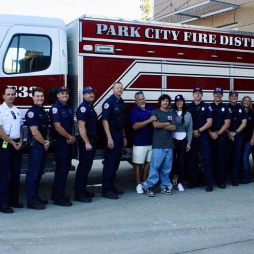 First responders reunite with young man who suffered cardiac arrest ...