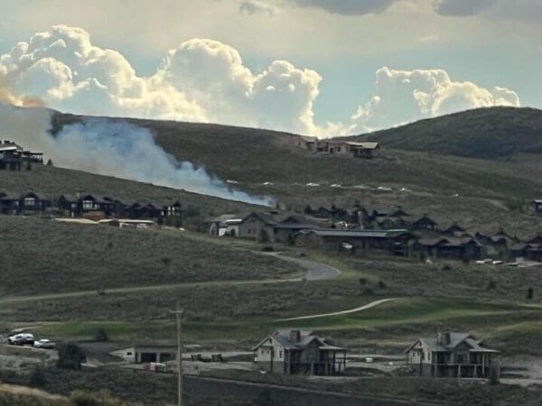 Lightning caused fire threatened four homes in the Victory Ranch ...