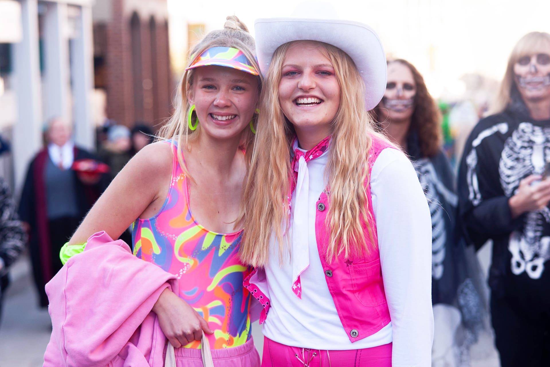 Trick-or-Treaters and their furry friends on Park City Main Street ...