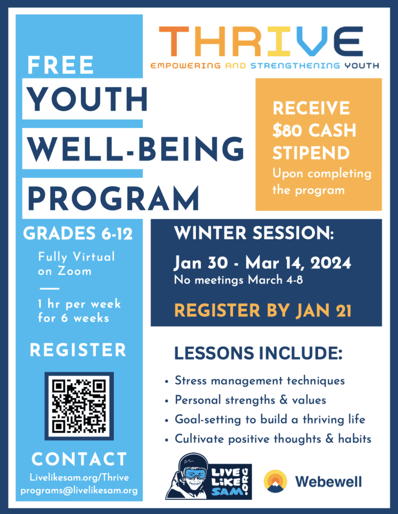 THRIVE program strengthens youth mental health - TownLift, Park City News