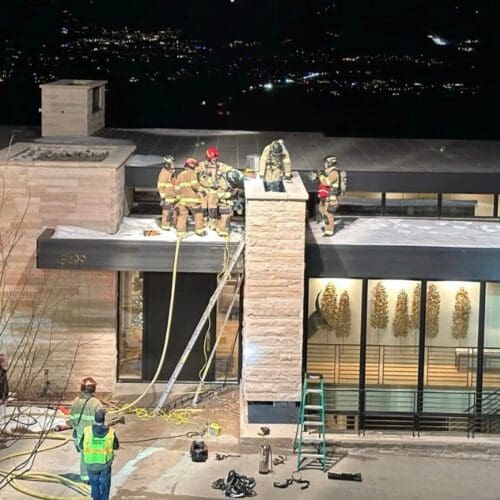 PCFD extinguishes structure fire at Promontory Rock Road home ...