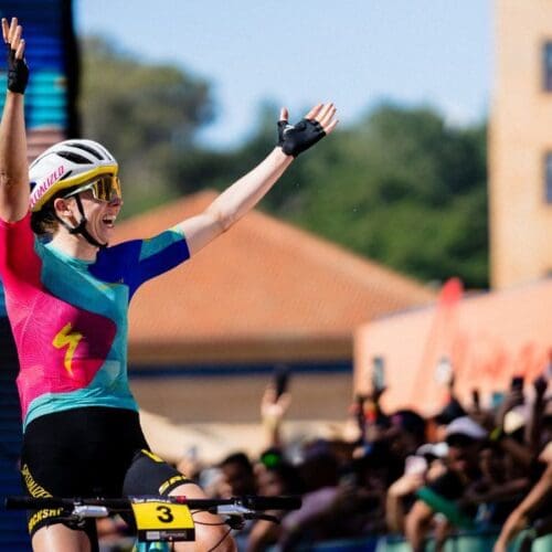 Olympian Haley Batten takes her first mountain bike world cup win in ...