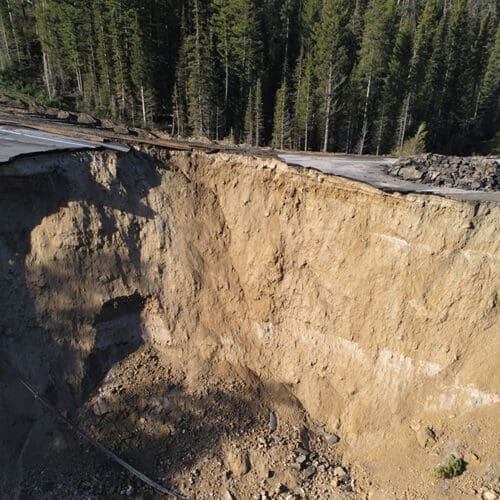 Landslide causes major collapse of Teton Pass - TownLift, Park City News