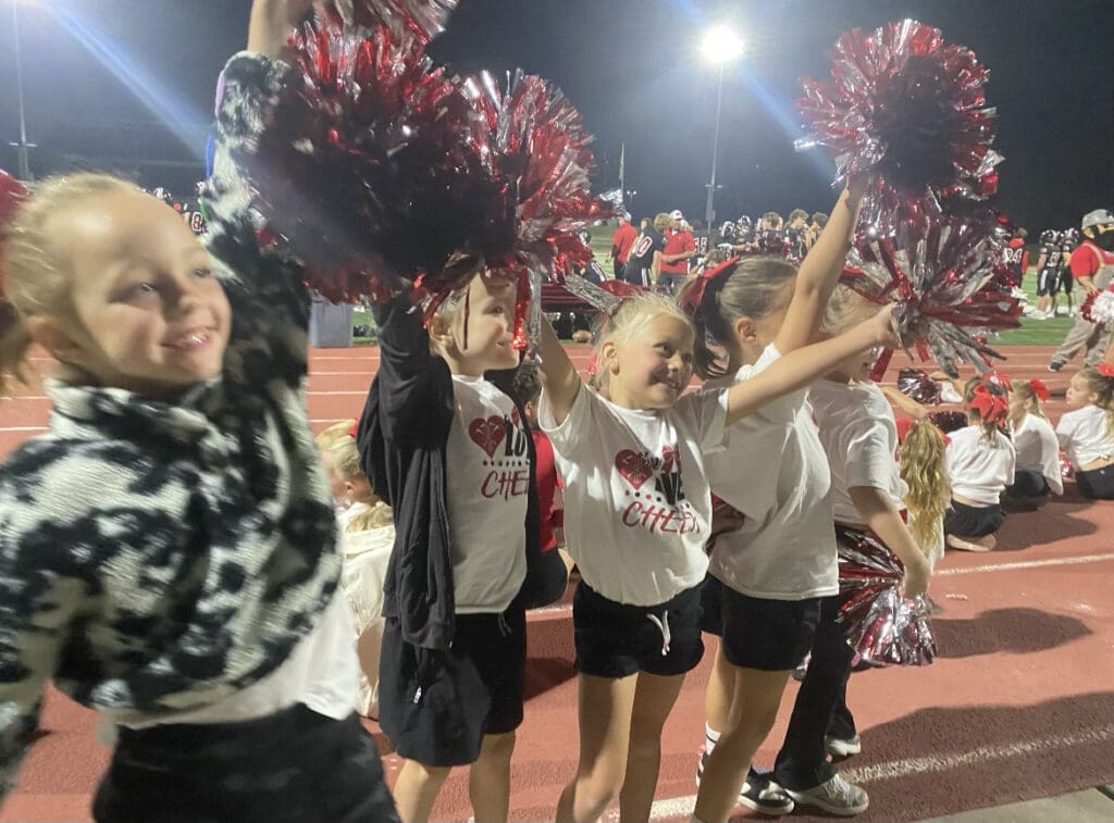 Pint-sized pep: 144 mini-cheerleaders join PCHS squad for big night ...