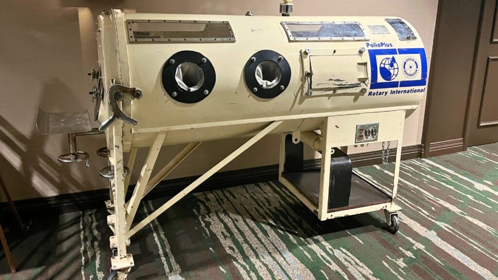 Park City Rotary brings polio history to life with traveling iron lung ...