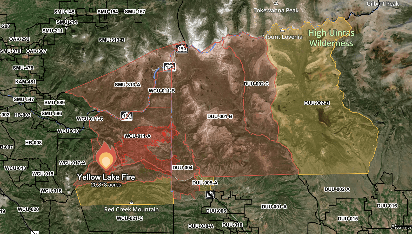 Immediate evacuation ordered in area north of Mirror Lake Highway as ...