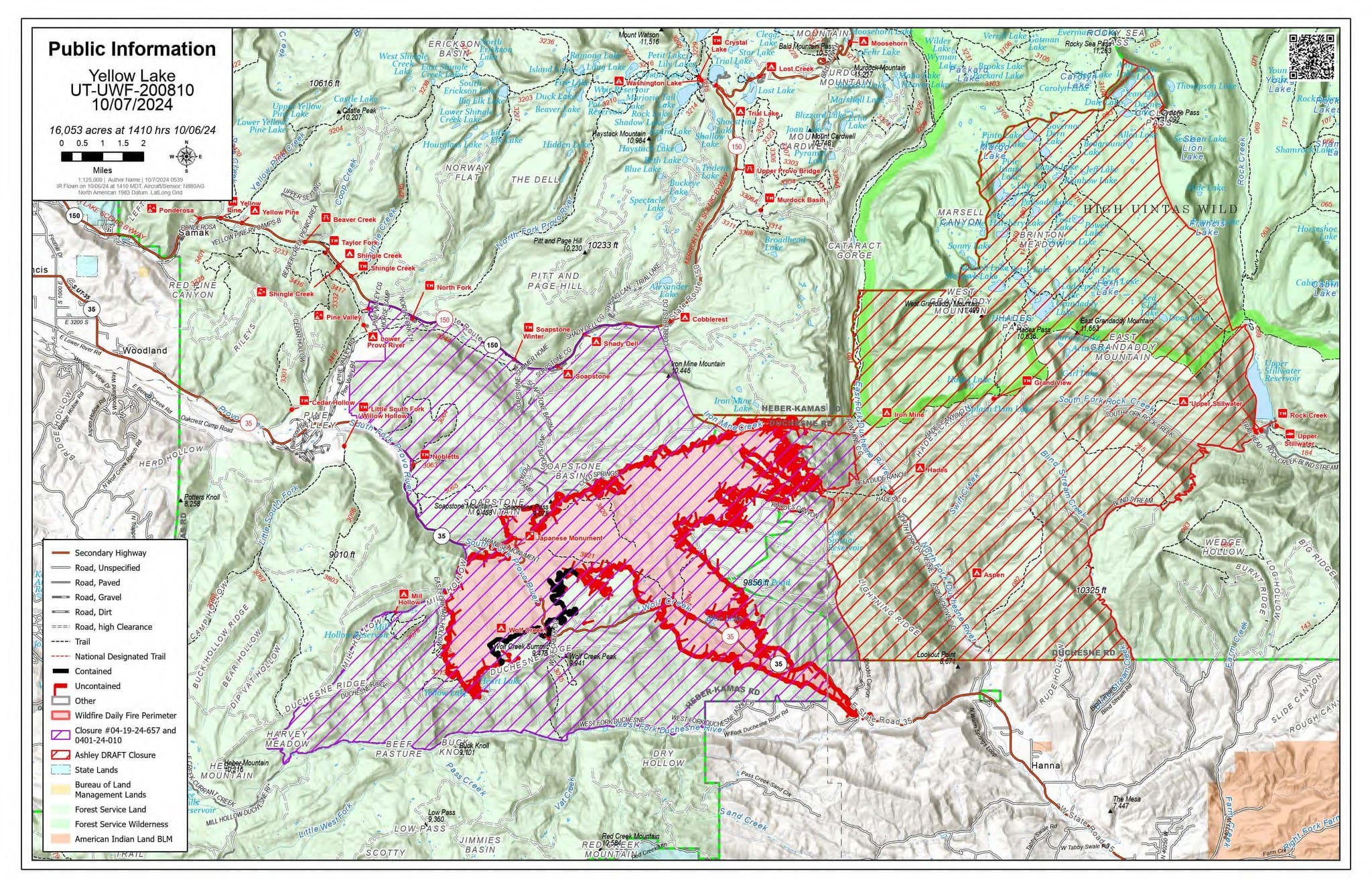 Firefighters make progress as Yellow Lake Fire grows to over 16,000 ...