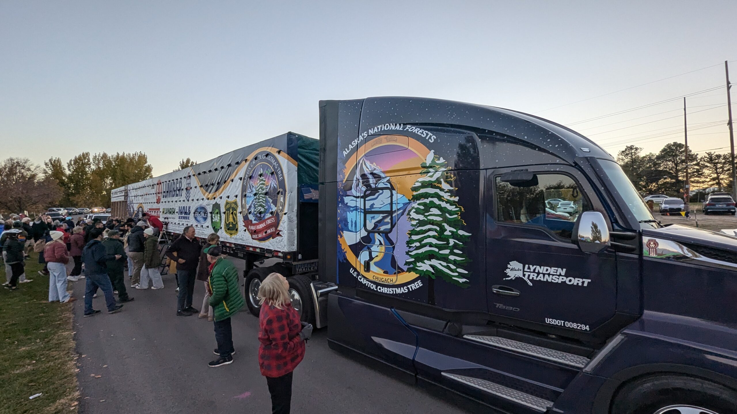 74-foot-tall US Capitol Christmas tree from Alaska makes pitstop in ...