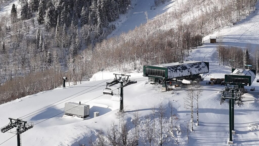 Deer Valley debuts East Village terrain with new six-person bubble ...