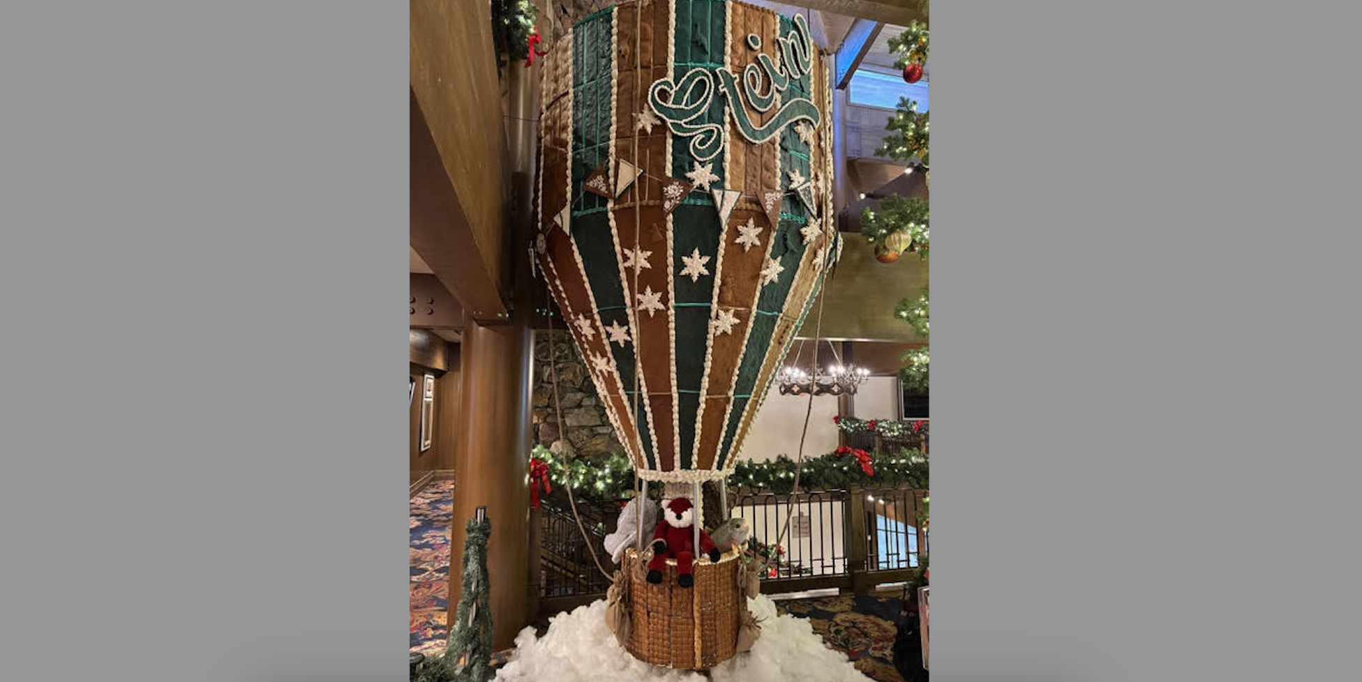 Sweet engineering: 120-pound gingerbread balloon takes flight at Stein ...