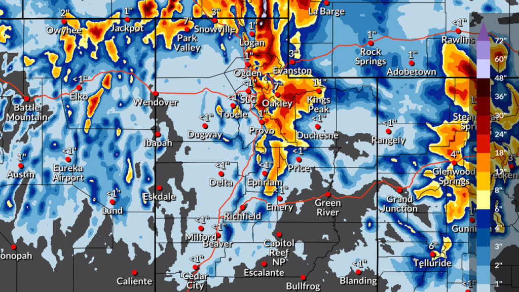 Powder alert: Utah resorts eye 32-inch storm total - TownLift, Park ...