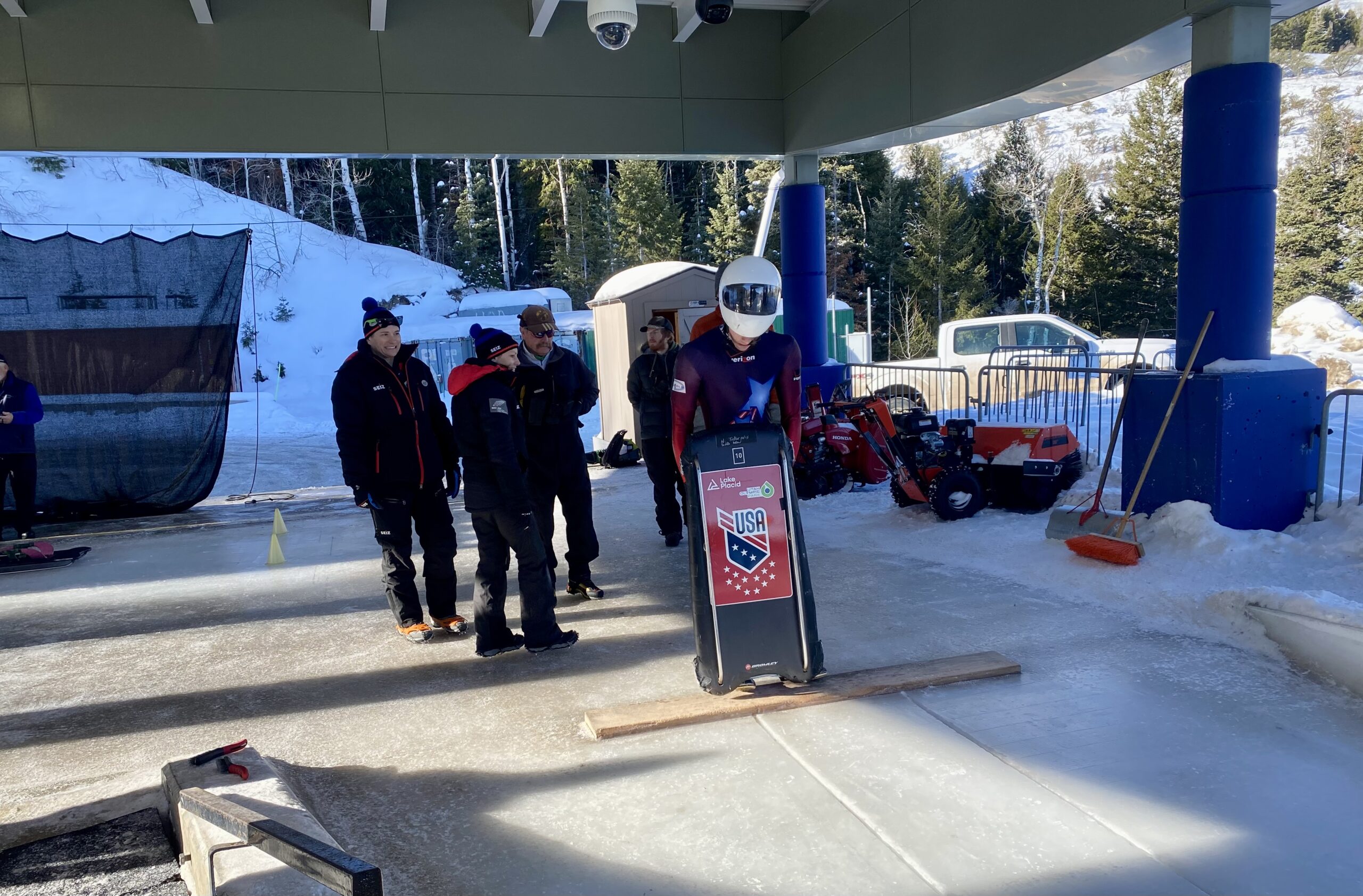 USA skeleton athletes slide onto international podiums at the Utah ...