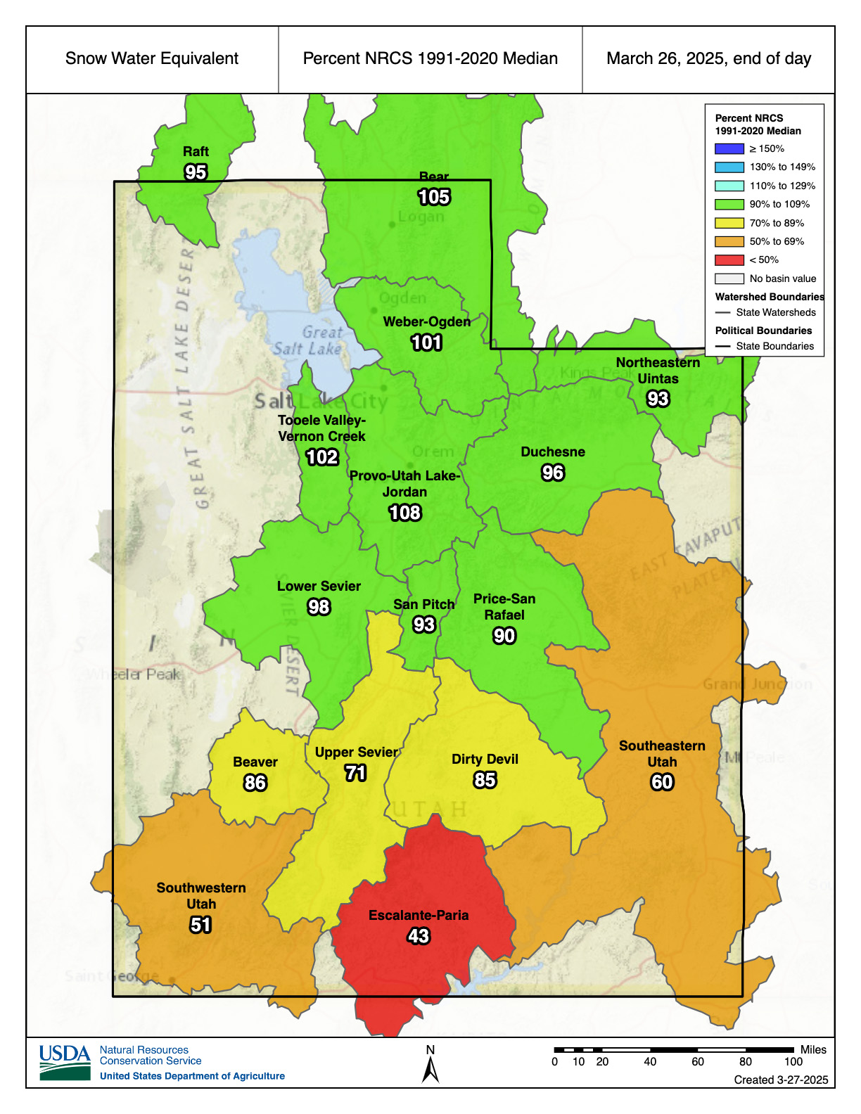 Utah’s snowpack above average but faces rapid melt amid warm ...