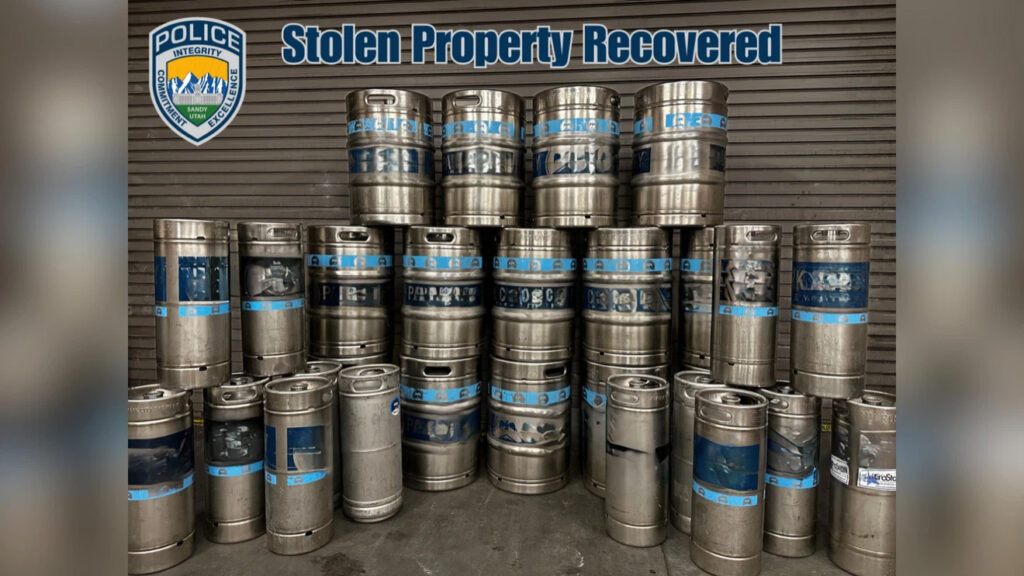 Brew heist: Police recover 28 stolen beer kegs linked to Park City ...