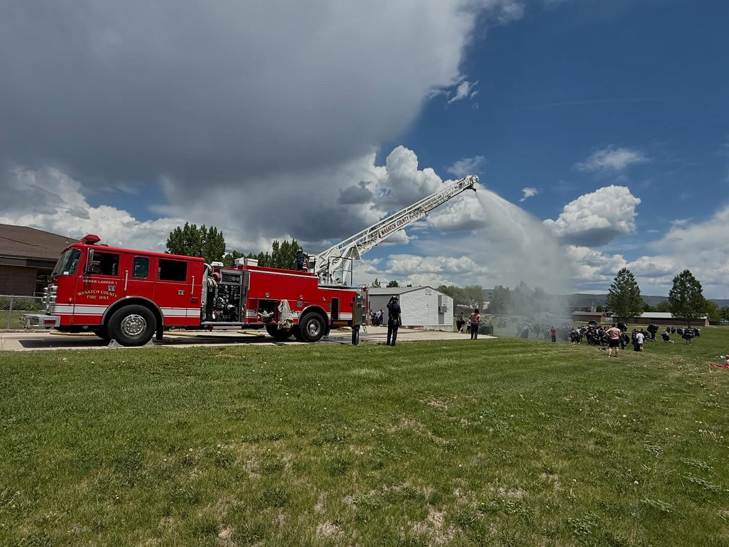 SNAPPED: Wasatch Fire joins Midway Elementary's Field Day celebration ...
