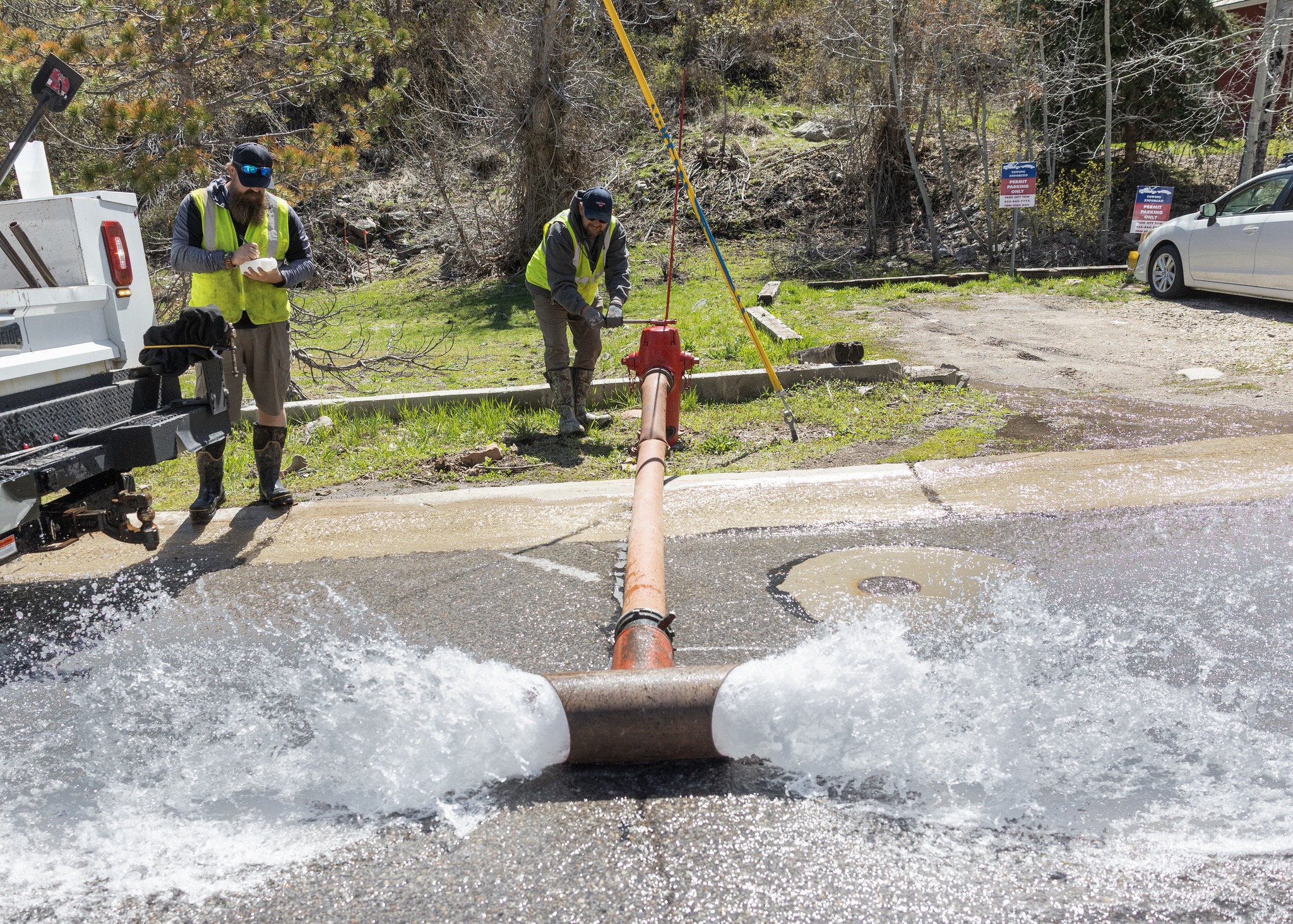 Spring water main flushing underway in Park City - TownLift, Park City News