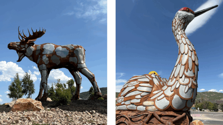 New Jeremy Ranch roundabout statues receive official names after ...