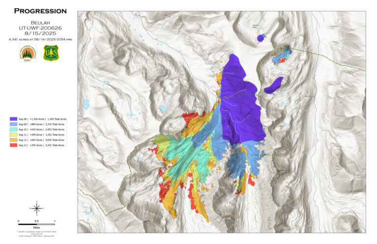 Beulah fire grows to 4,341 acres with 0% containment amid wind ...