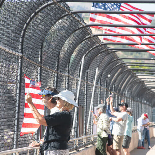 Overpass activism: Park City group joins national protest movement ...