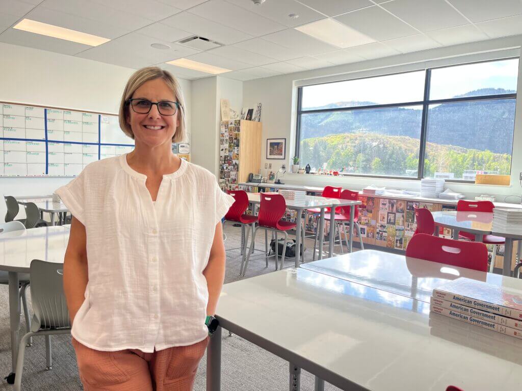 Park City High School celebrates Joanna Andres, Utah’s Teacher of the ...