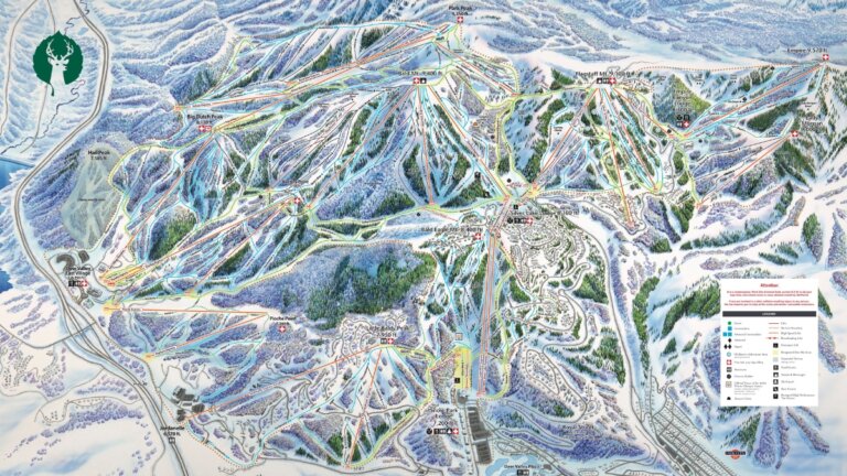 Deer Valley's new trail map shows this season's slice of massive ...