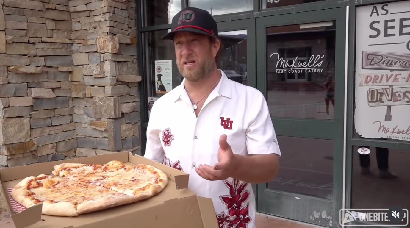 One bite in Park City! Barstool’s Dave Portnoy gives Maxwell’s pizza a ...