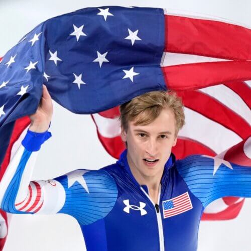 Stolz sets Olympic record in 500m, claims second gold of Milano Cortina ...
