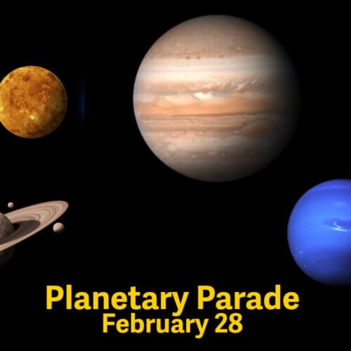 Six planets will “parade” across the evening sky Feb. 28 - TownLift ...