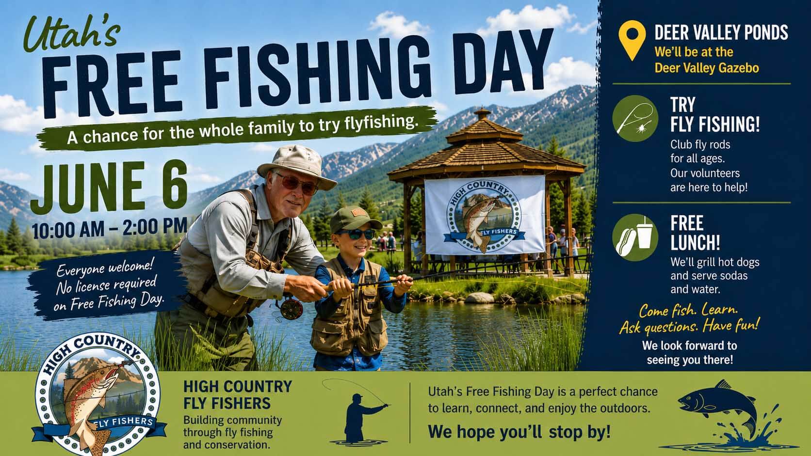 No experience needed: free fly fishing day at Deer Valley Ponds June 6 ...